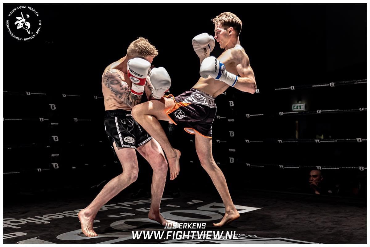 Winst in het Kick- & Thaiboxen voor Bas van Dijk